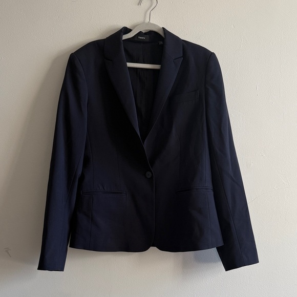 Theory | Jackets & Coats | Theory Navy Womens Suit Jacket | Poshmark